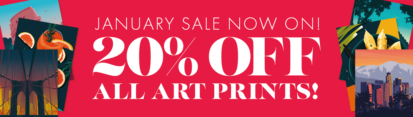 Bold and colourful art prints – Heyday Designs UK