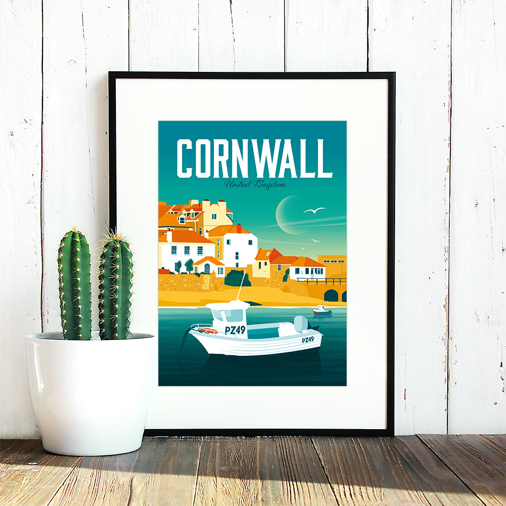 Cornwall Print – Heyday Designs UK