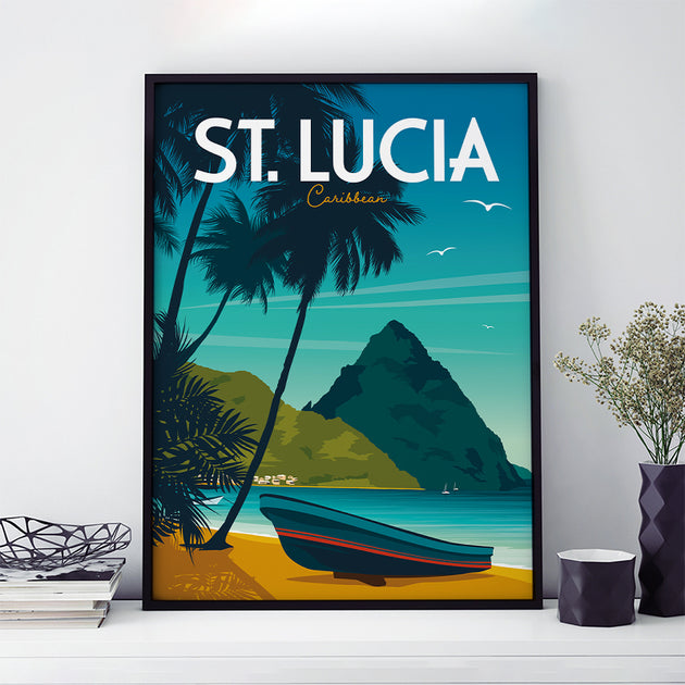 St. Lucia Print – Heyday Designs UK